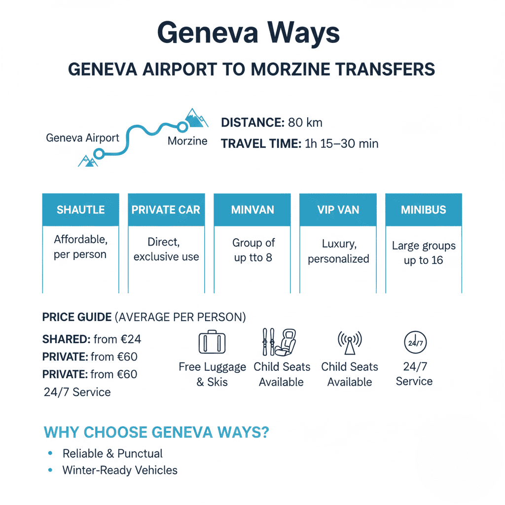 Geneva Airport to Morzine Transfer: Fast, Reliable & Affordable ...