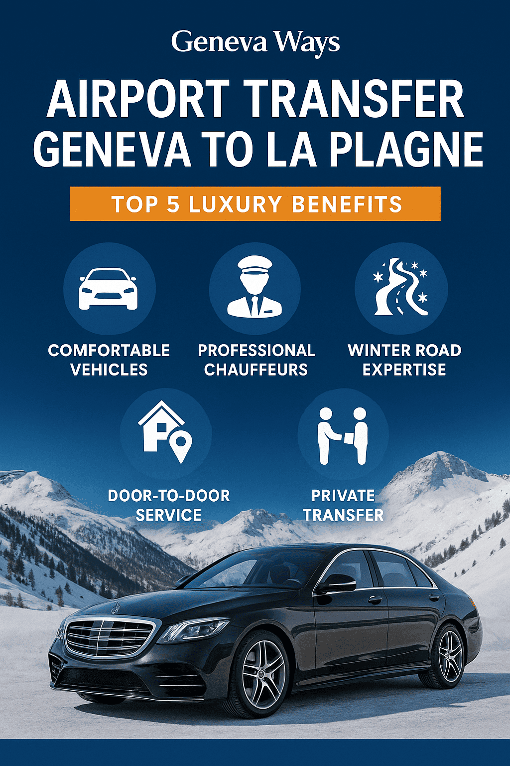 Airport Transfer Geneva to La Plagne: Top 5 Luxury Options - Geneva Ways